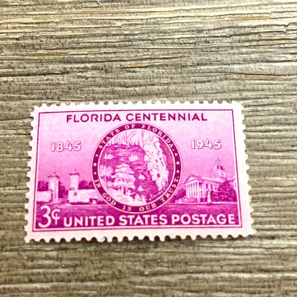Vintage | Other | Vintage 945 Florida Centennial 3cents Unused U S ...